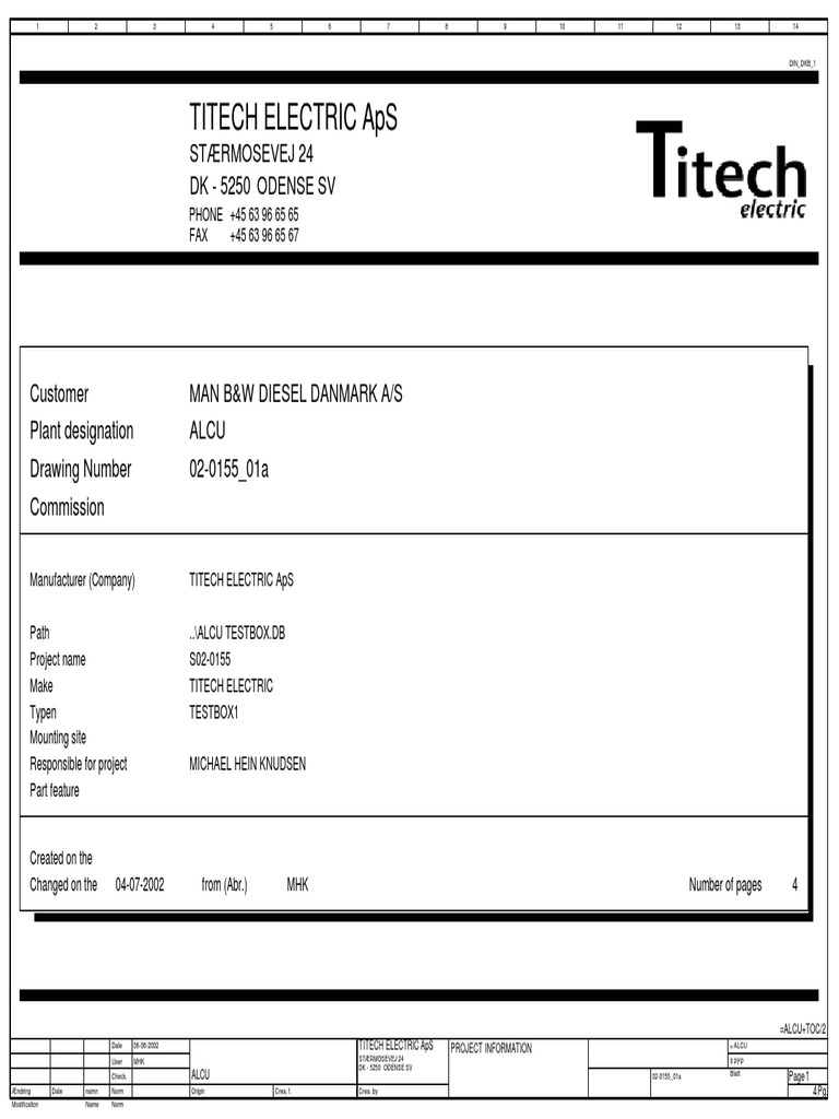 Electrical Project Details | PDF