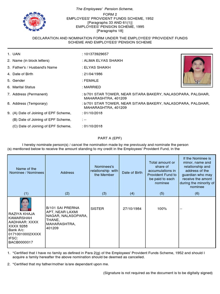 Epfo | PDF | Employment Compensation | Financial Services