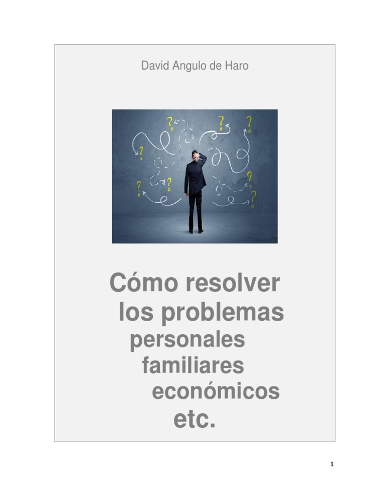 Cómo resolver problemas personales | PDF | Mente | Tabú