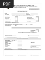 Leave Form | PDF