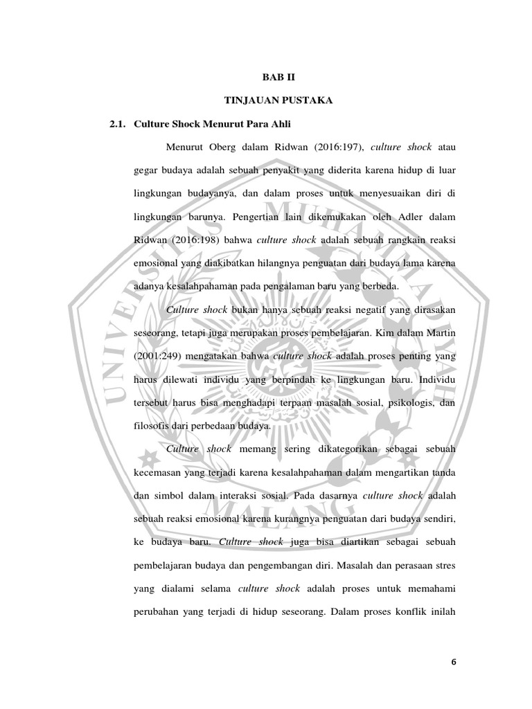 Fase Cultur Shock | PDF