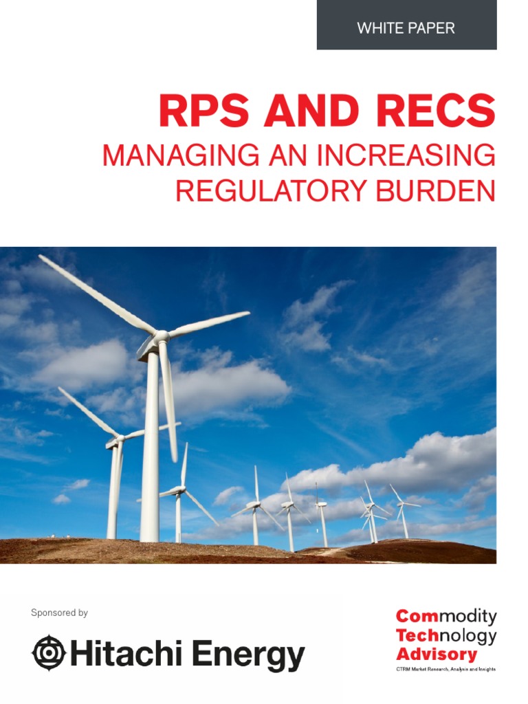RPS and RECs - Managing An Increasing Regulatory Burden | PDF ...
