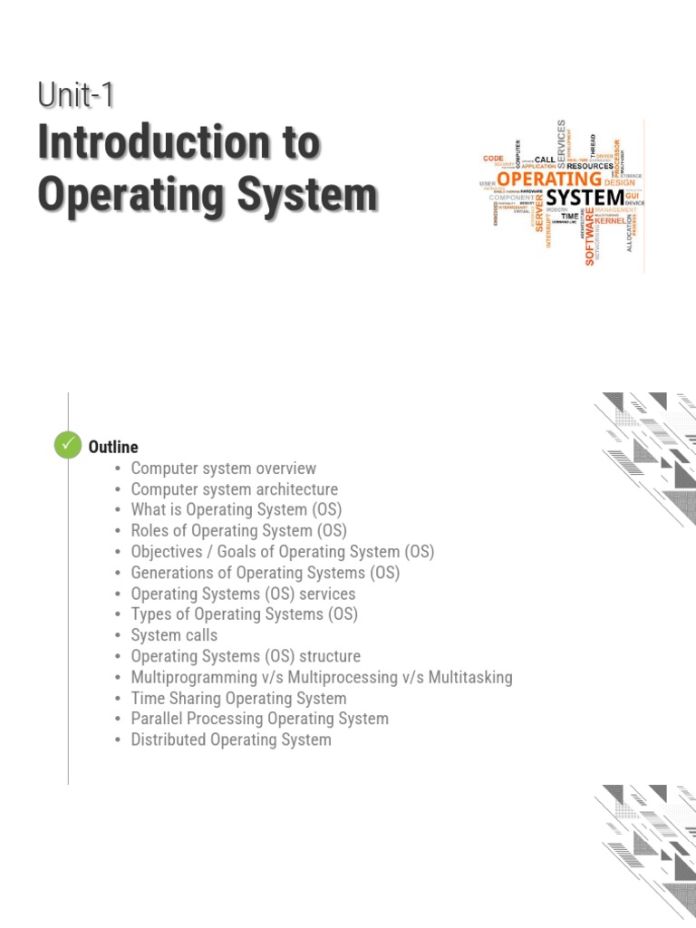 Introduction OS | PDF | Computer Data Storage | Operating System