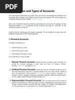 Types of Accounts Notes | PDF