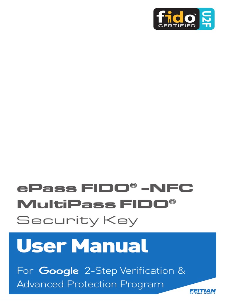 EPass FIDO Multi Interface Manual | PDF | Computer Engineering | Computing