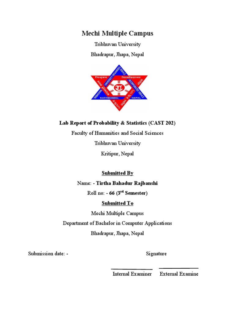 Mechi Multiple Campus Lab Report | PDF | Spss | Analysis Of Variance