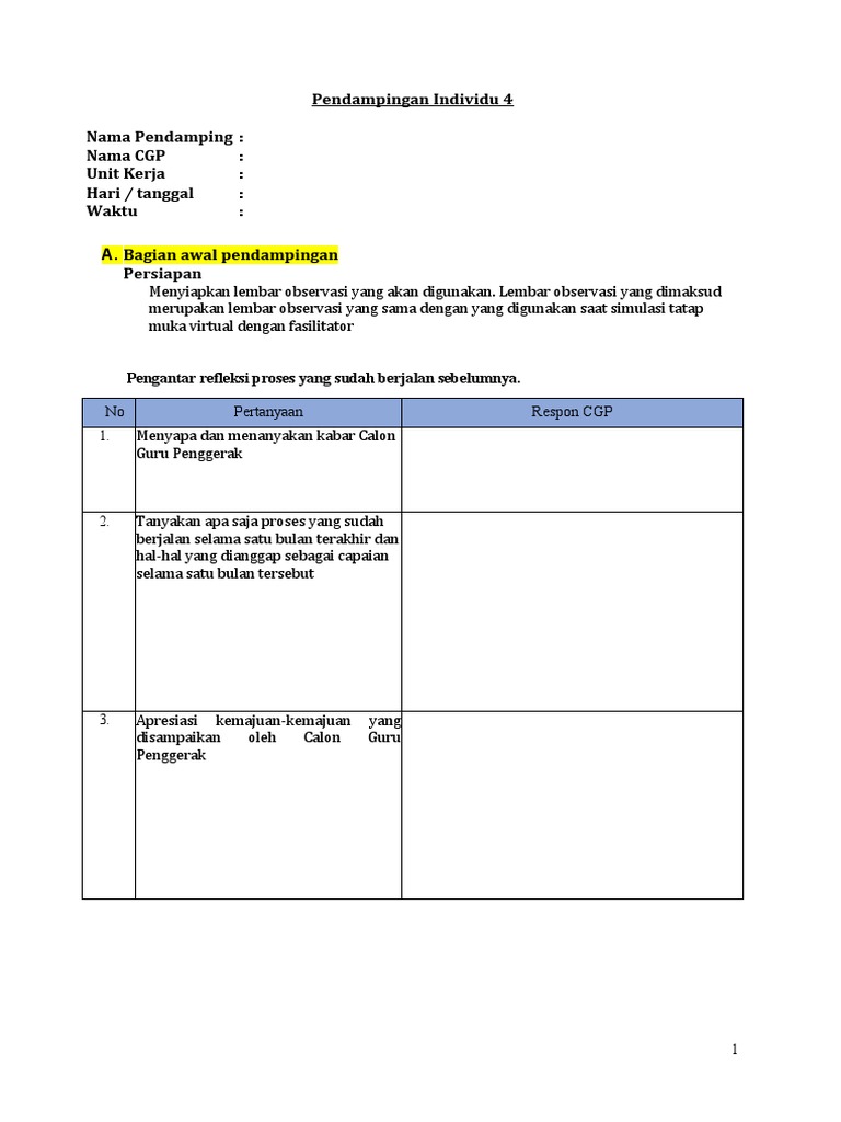 Instrumen PI 4 | PDF