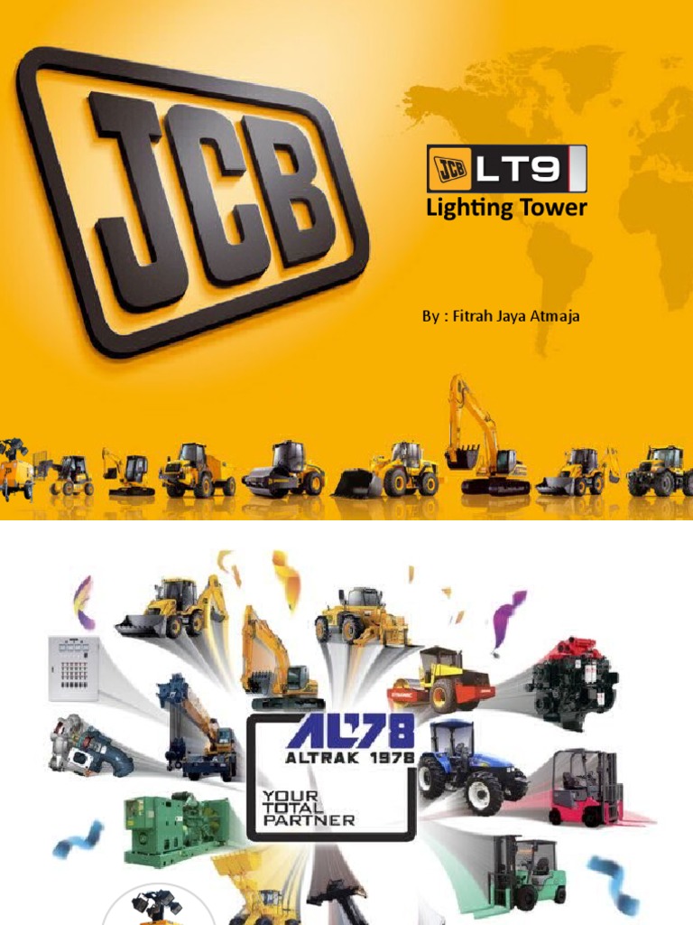 JCB Lighting Tower Manual & Hydraulic | PDF | Engines | Lighting