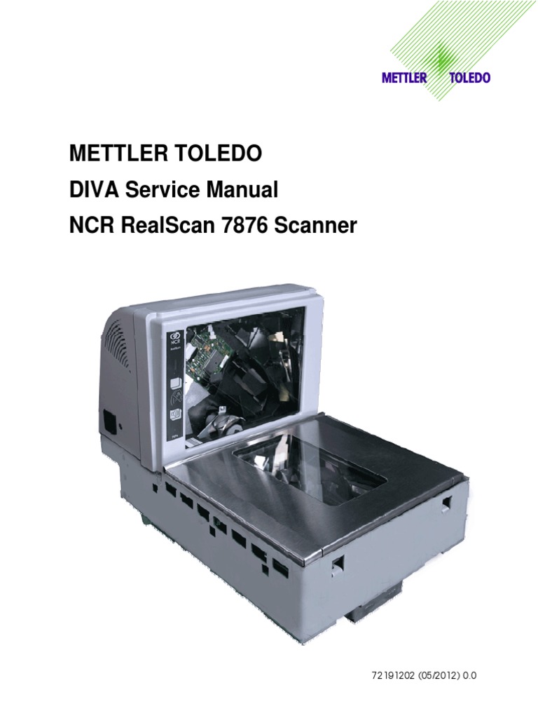 Mettler Toledo Diva Service Manual NCR Realscan 7876 Scanner | PDF ...