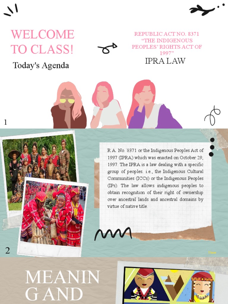 (PPT) Ipra Law (Ra 8371) Presentation | PDF