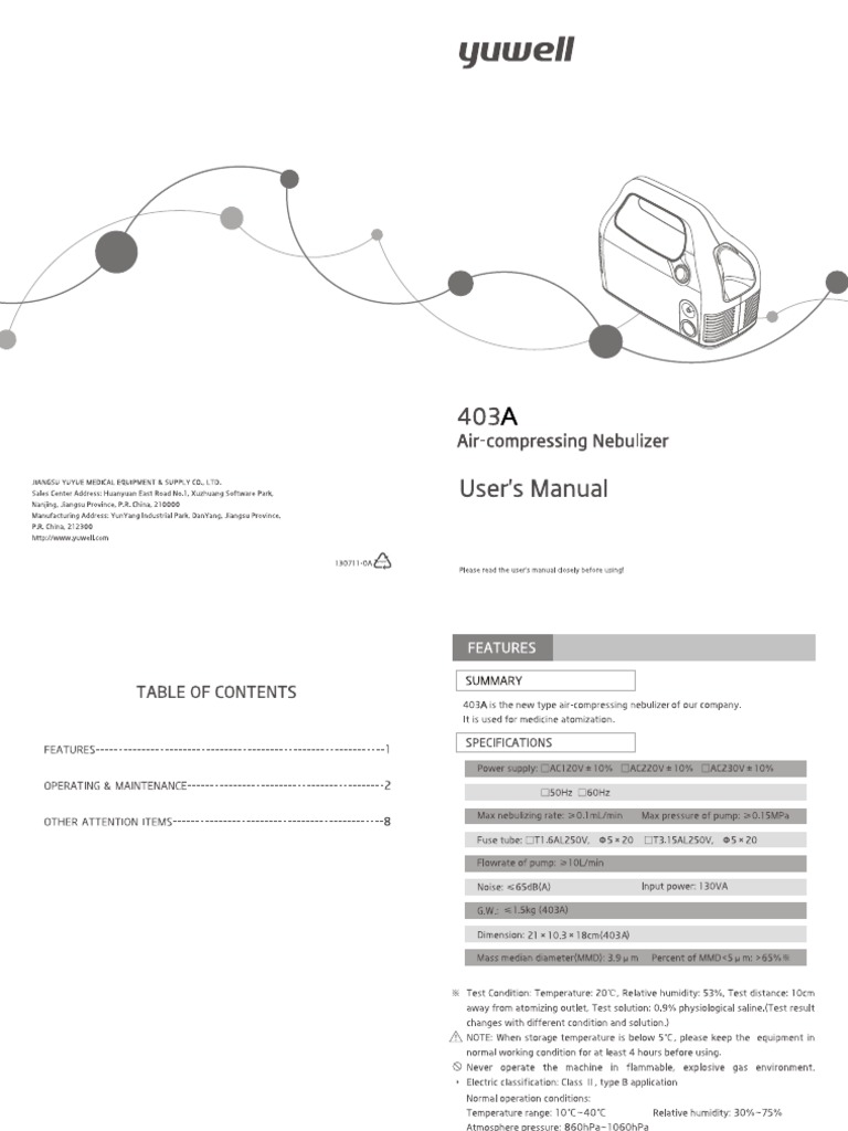 User Manual-403A | PDF