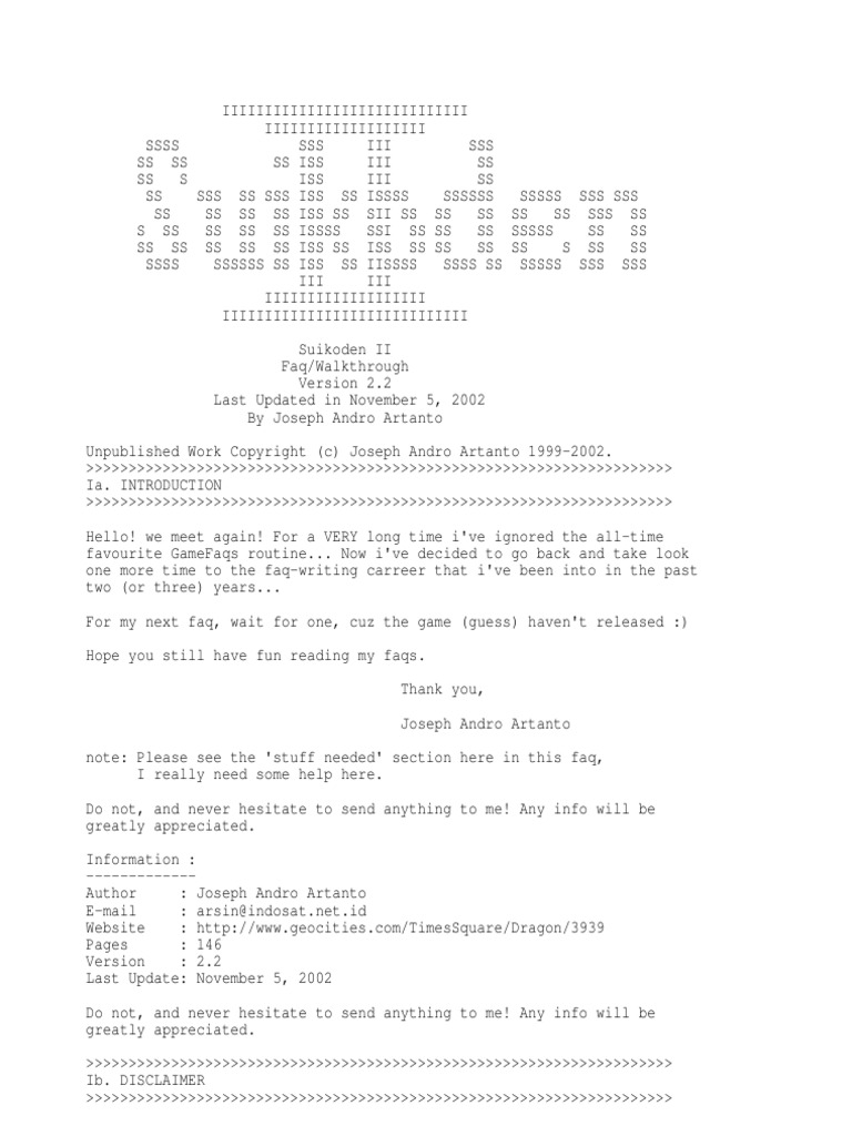 Suikoden 2 | PDF
