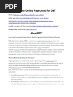 DBT Sleep Hygiene | PDF | Sleep | Dialectical Behavior Therapy