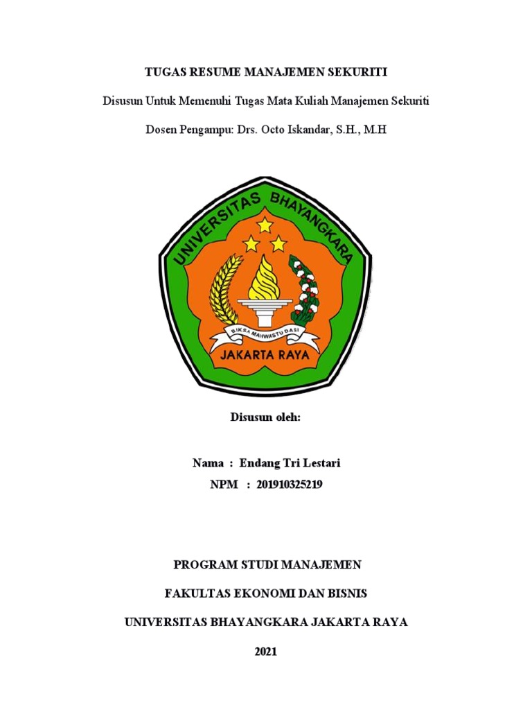 Endang Tri Lestari (201910325219) Tugas Resume Manajemen Sekuriti 3 ...
