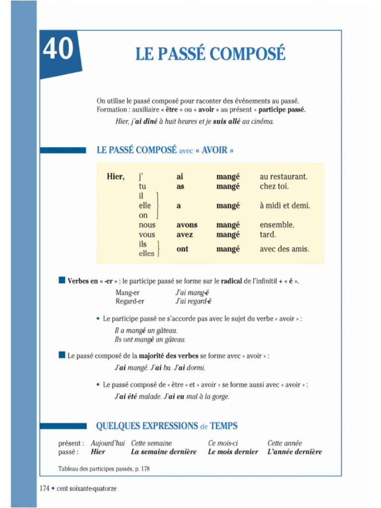 Le Passe Compose | PDF