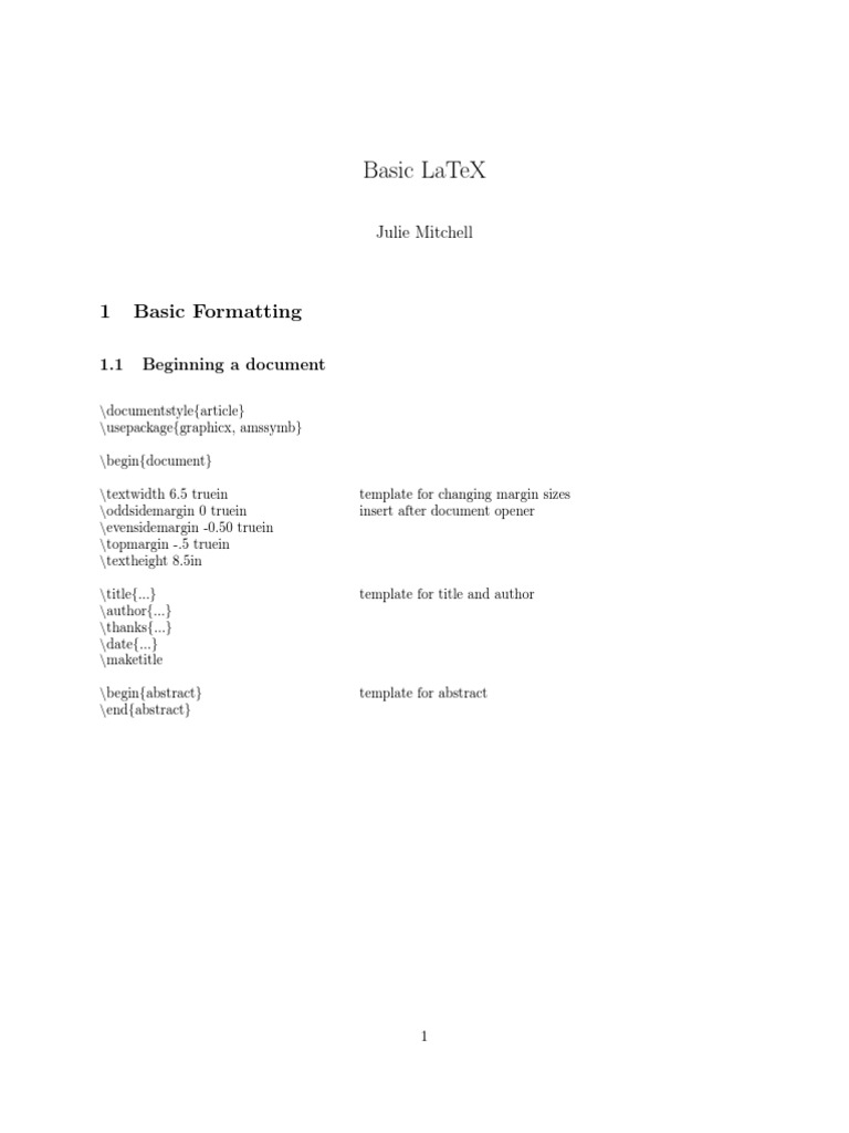 Basic Latex | PDF | Trigonometric Functions | Bracket