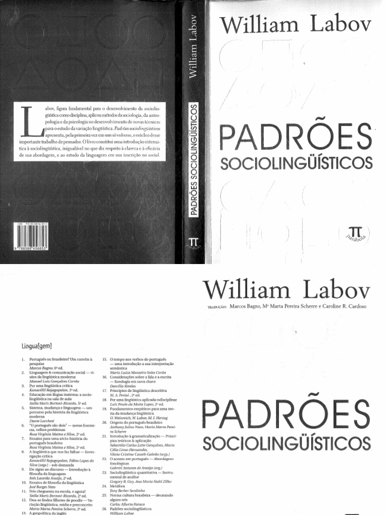 Padrões Sociolinguísticos by William Labov | Download grátis PDF ...