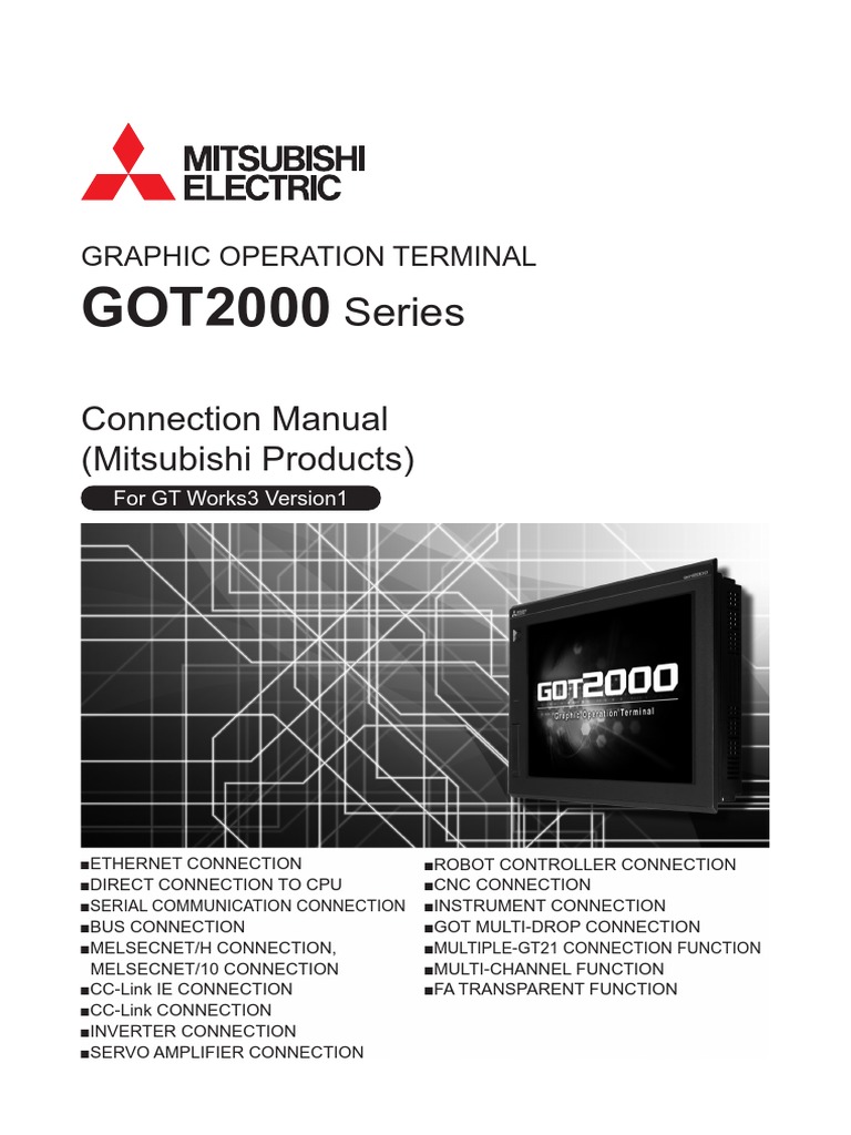 GOT2000 Series (Mitsubishi Product) For GT Works3 Version1 (English ...