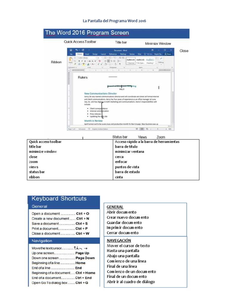 Manual de Word 2016 G | PDF | Informática | La interacción persona ...