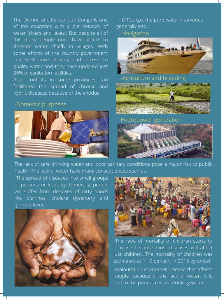 Magazine - Water in DRC | PDF | Water | Drinking Water