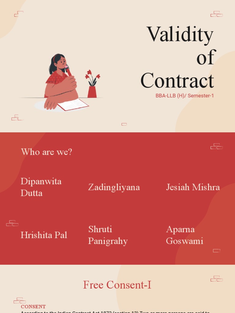 Validity of Contract | PDF | Doctrine | Jurisprudence