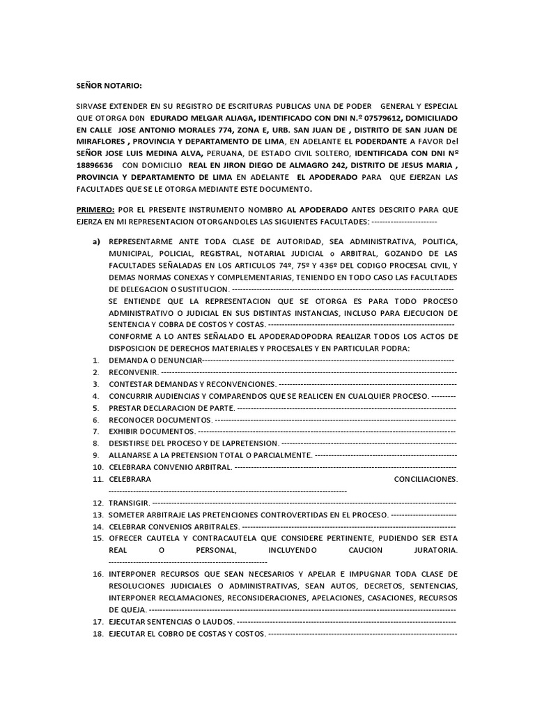 Poder General y Especial 1 | PDF | Justicia | Crimen y violencia