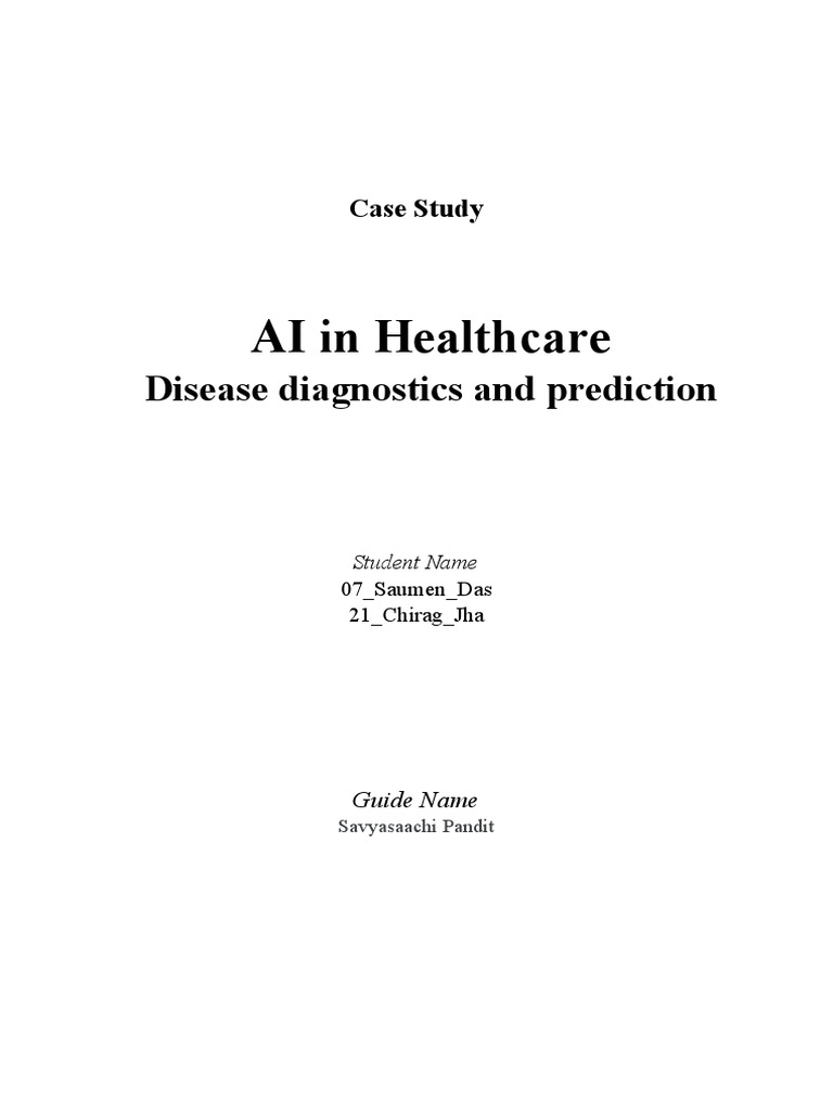 AI Case Study Format | PDF | Artificial Intelligence | Intelligence (AI ...