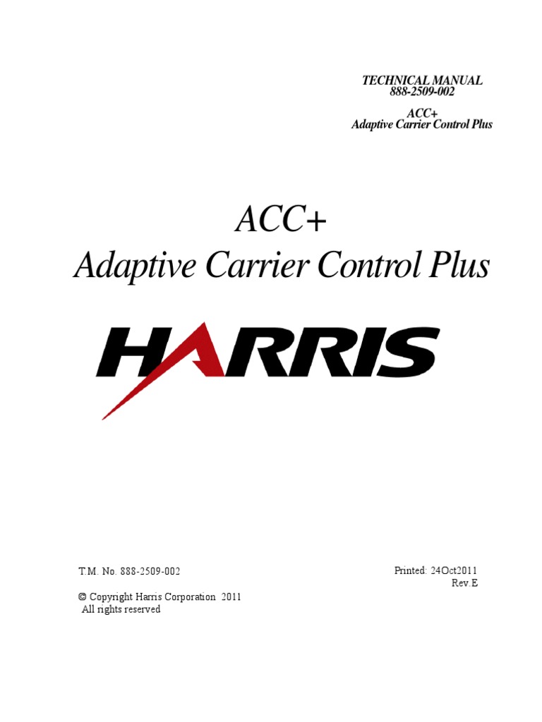 Manual ACC Plus | PDF | Capacitor | Electrical Connector