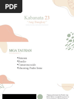 El Filibusterismo Kabanata 23 | PDF