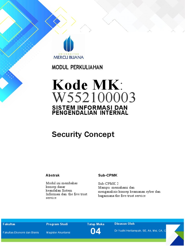 Modul-4 - Security Concept | PDF