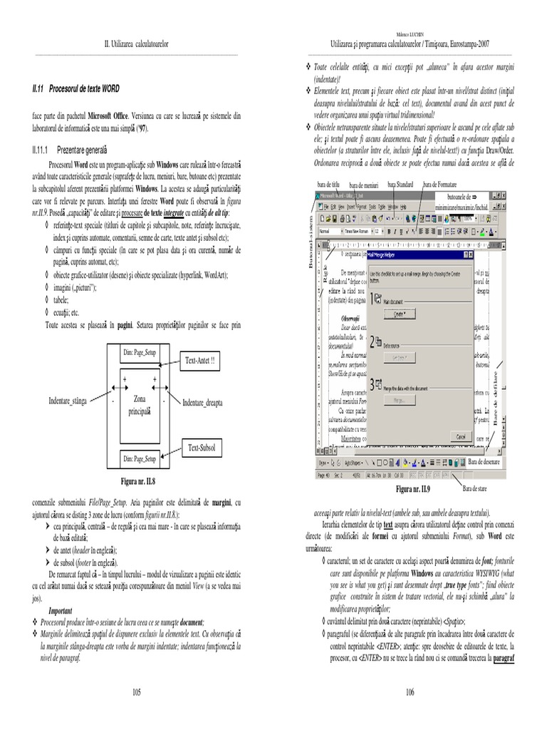 Tutorial - Cap Curs WORD Windows | PDF
