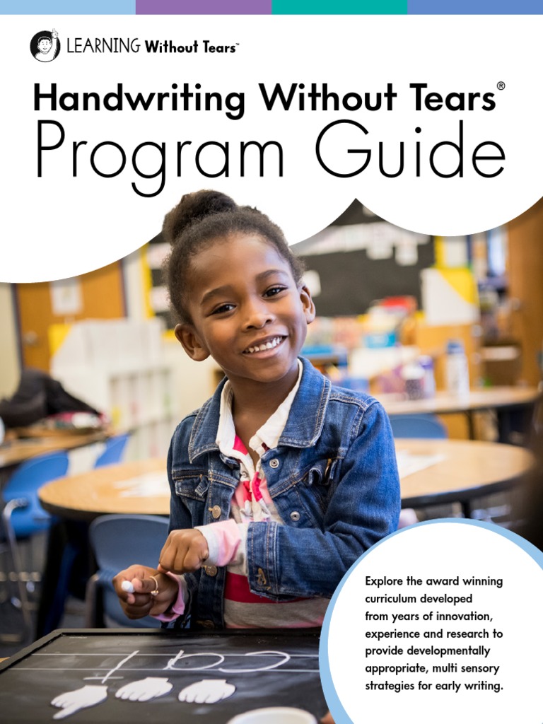 Program Guide: Handwriting Without Tears | PDF | Cognition | Writing