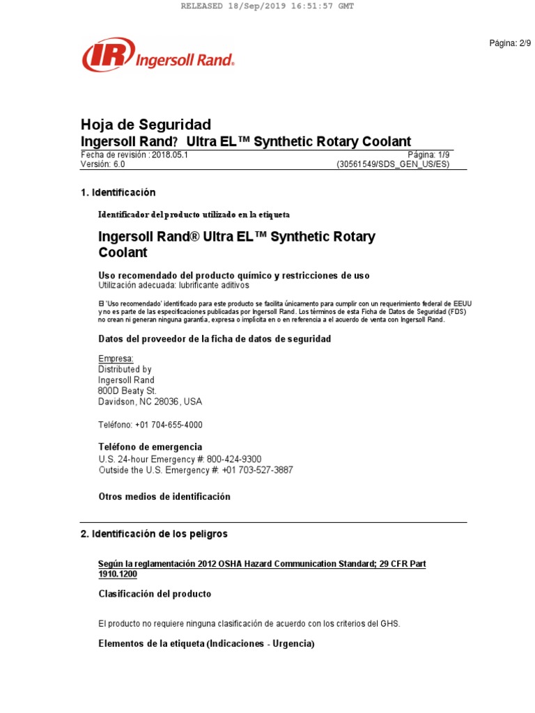 Ultra EL SDS US Spanish | PDF | Solubilidad | Agua