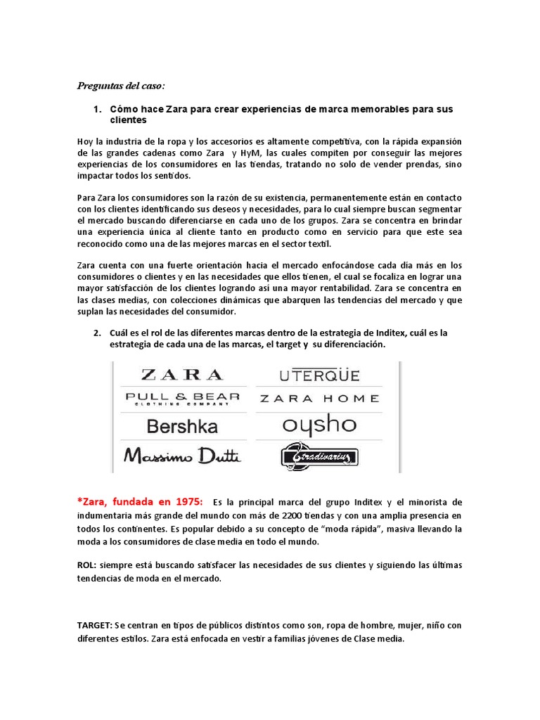 Caso Zara | PDF | Marca | Moda