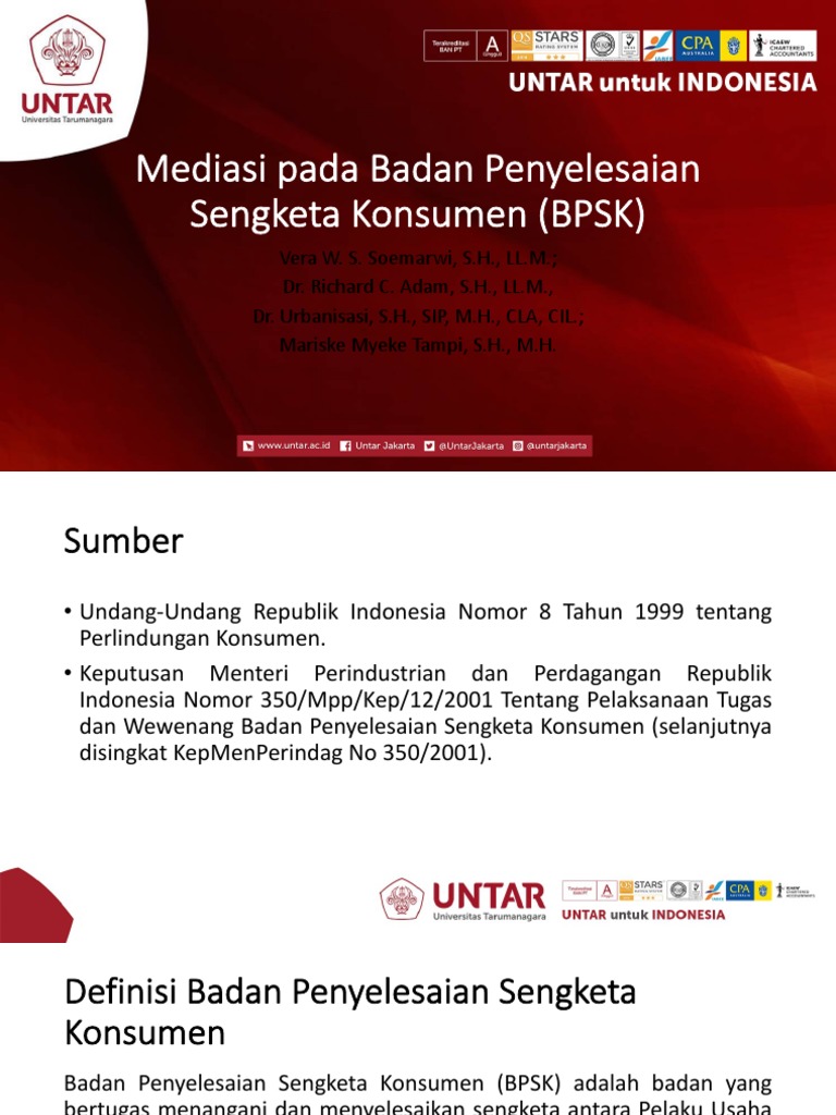 Mediasi Pada Badan Penyelesaian Sengketa Konsumen | PDF Mediasi Pada Badan Penyelesaian Sengketa Konsumen | PDF