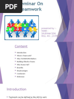 Teamwork: Achieving Goals Together | PDF