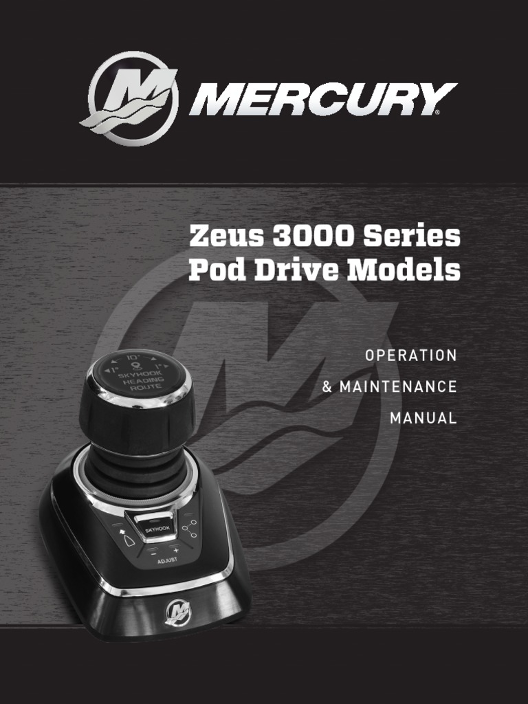 Zeus 3000 Series Pod Drive Models: Operation & Maintenance Manual | PDF ...