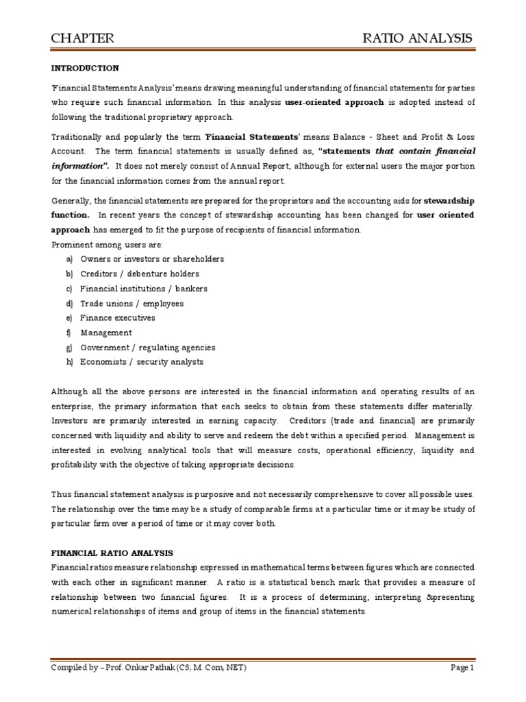 A Comprehensive Guide to Ratio Analysis and its Importance for ...