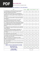 Teste Personalidaade | PDF | Emoções | Conceitos psicológicos