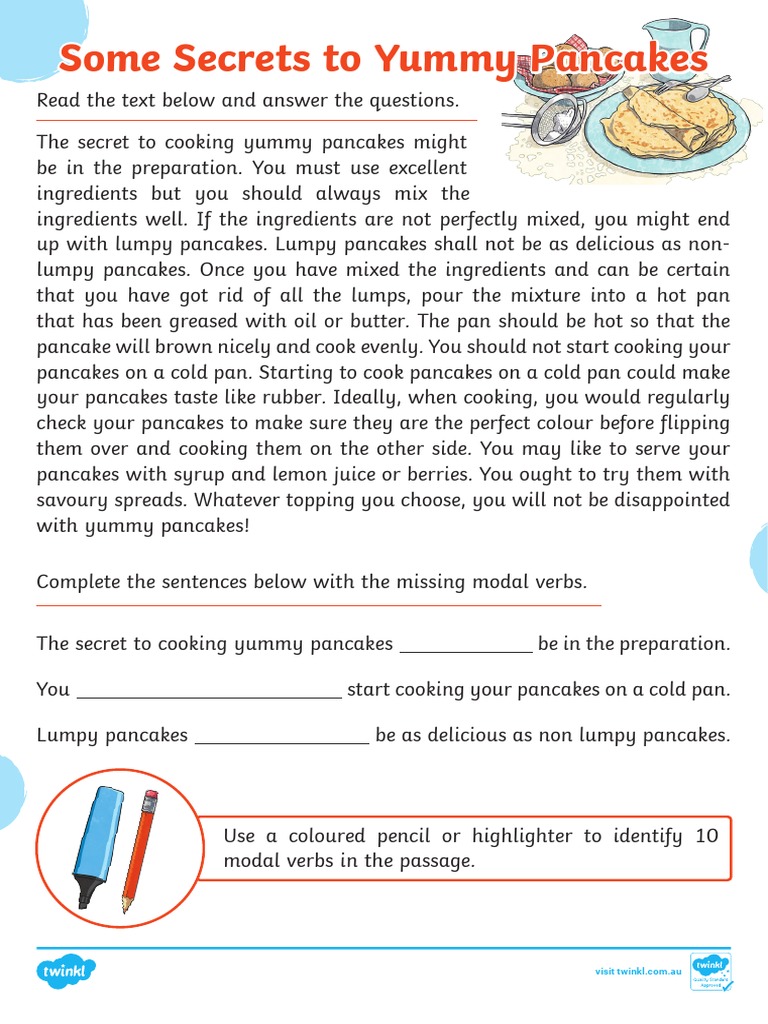 Some Secrets To Yummy Pancakes | PDF | Pancake | Linguistics