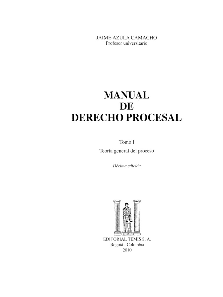 Manual de Derecho Procesal Azula Camacho | PDF