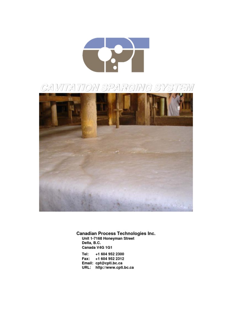 CPT Cavitation System Mar 2006 | PDF | Liquids | Chemistry