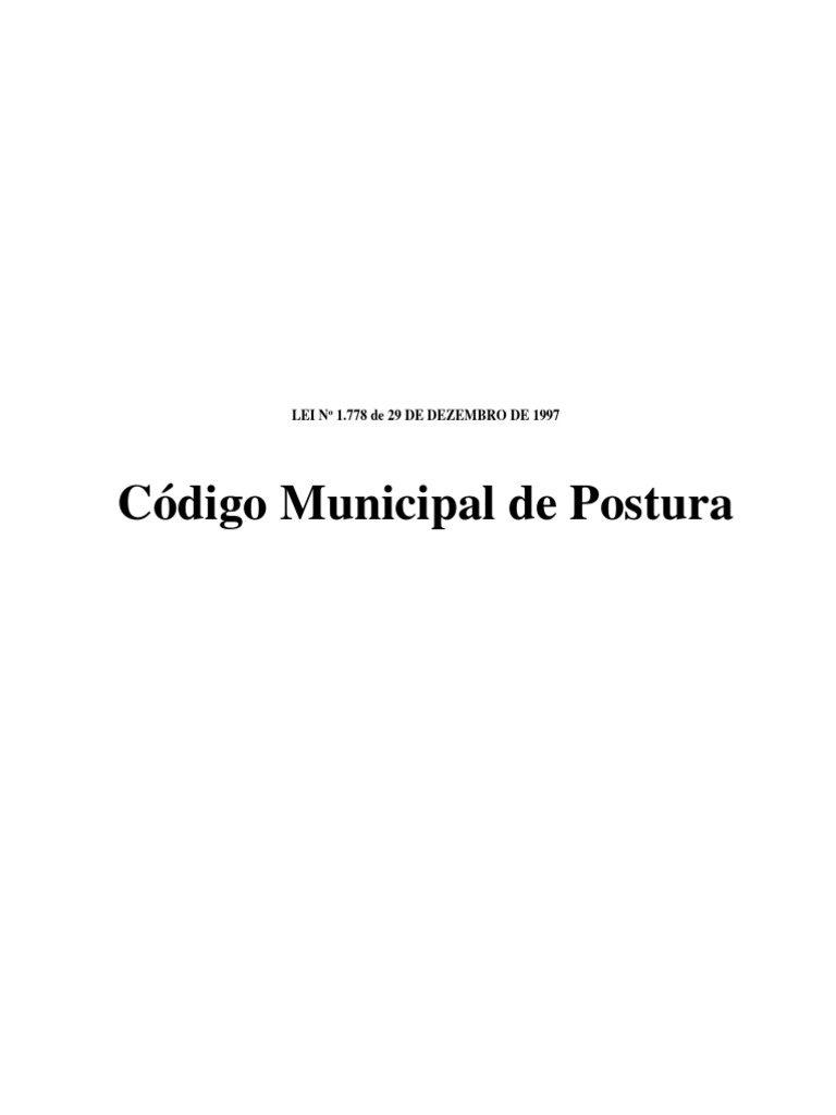 Código de Posturas de Araguaína 1997 | PDF | Decibel | Som
