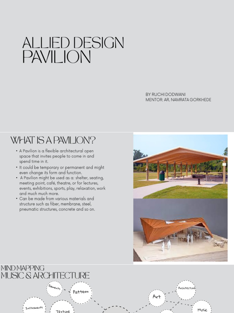 Versatile Pavilion Design Concepts | PDF
