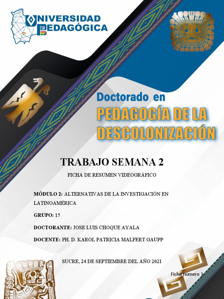 Ficha Videográfica | PDF | Conocimiento | Discriminación y relaciones ...