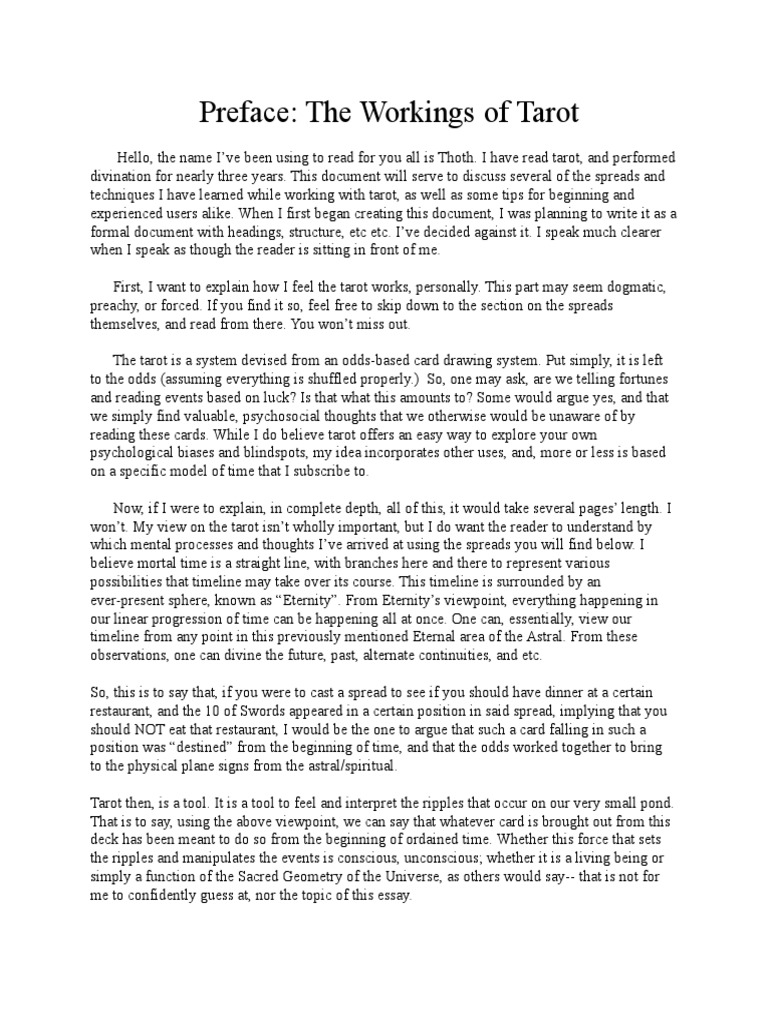 Thoth's Tarot and Rune Guide | PDF | Divination | Tarot