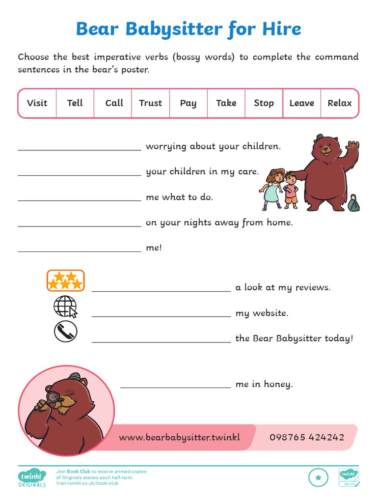 Command Sentence Worksheet | PDF | Language Mechanics | Cognitive Science