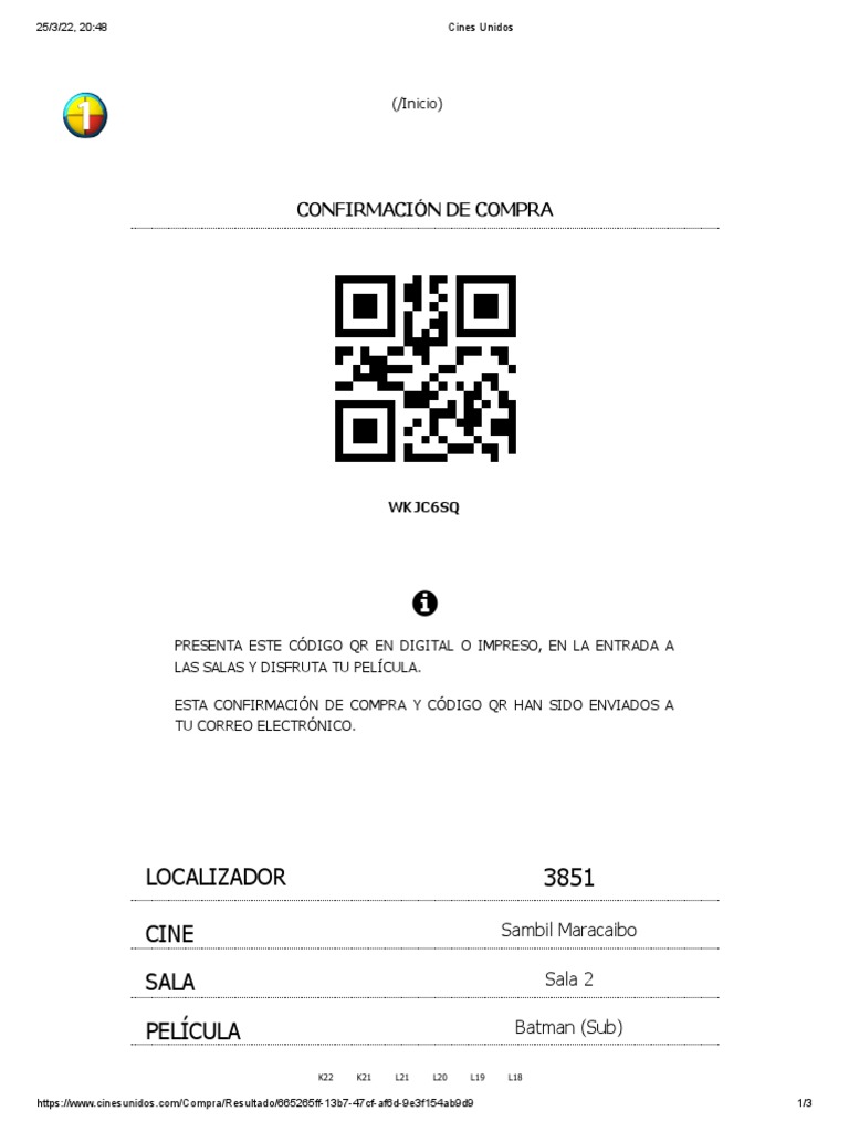 Verificacion de La Compra de Entradas | PDF