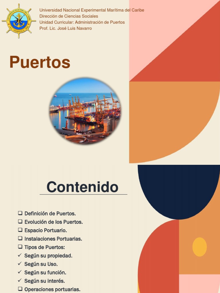 Unidad 1 Puertos Pdf Puerto Transporte