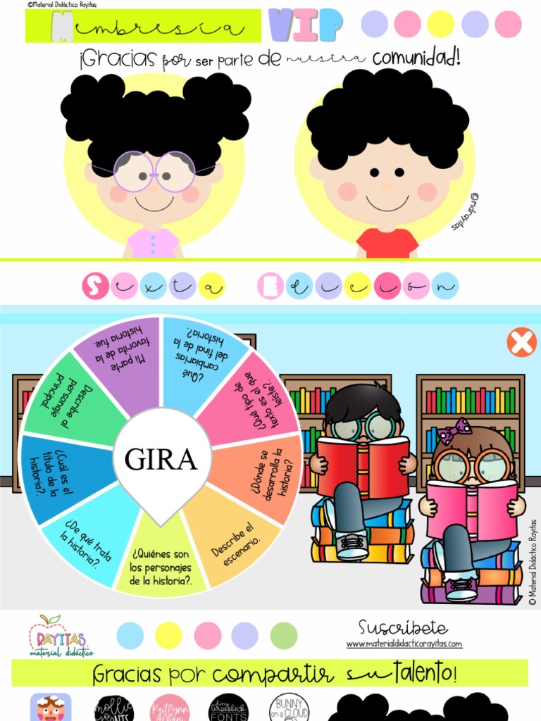 Ruleta de Comprensión Lectora | PDF